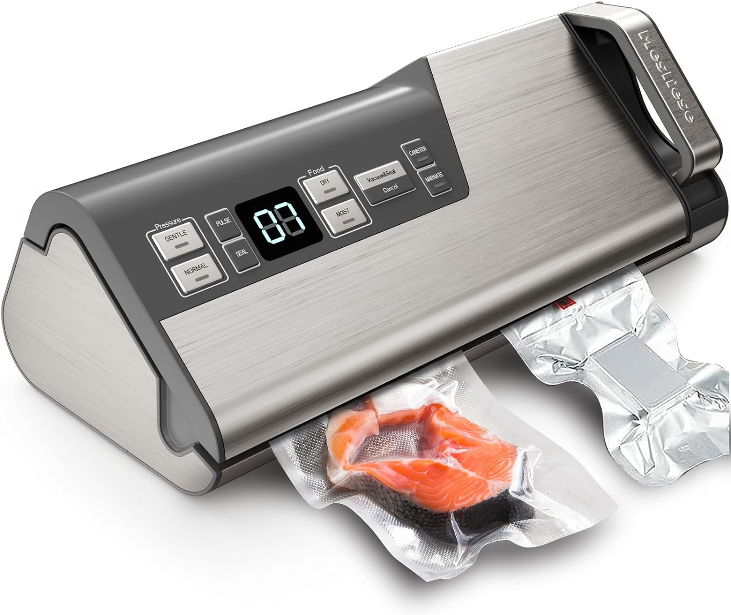 Mesliese Vacuum Sealer Machine, 95kPa 140W Double Seal V6120